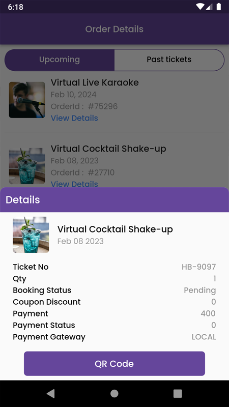 User App for EventRight Pro Event Ticket Booking System by SaaSMonks